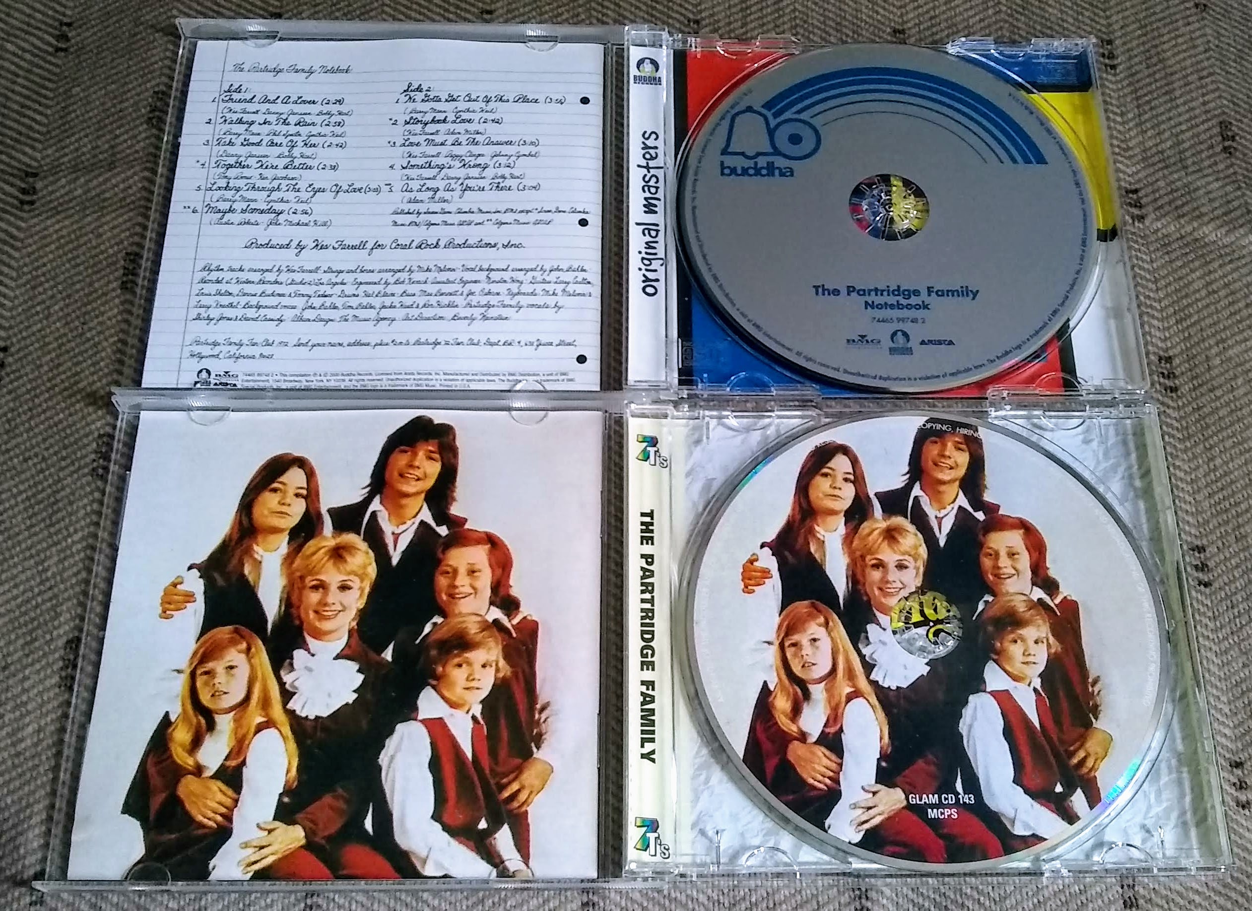 1972: Partridge School – The Partridge Family “Notebook” Album ...
