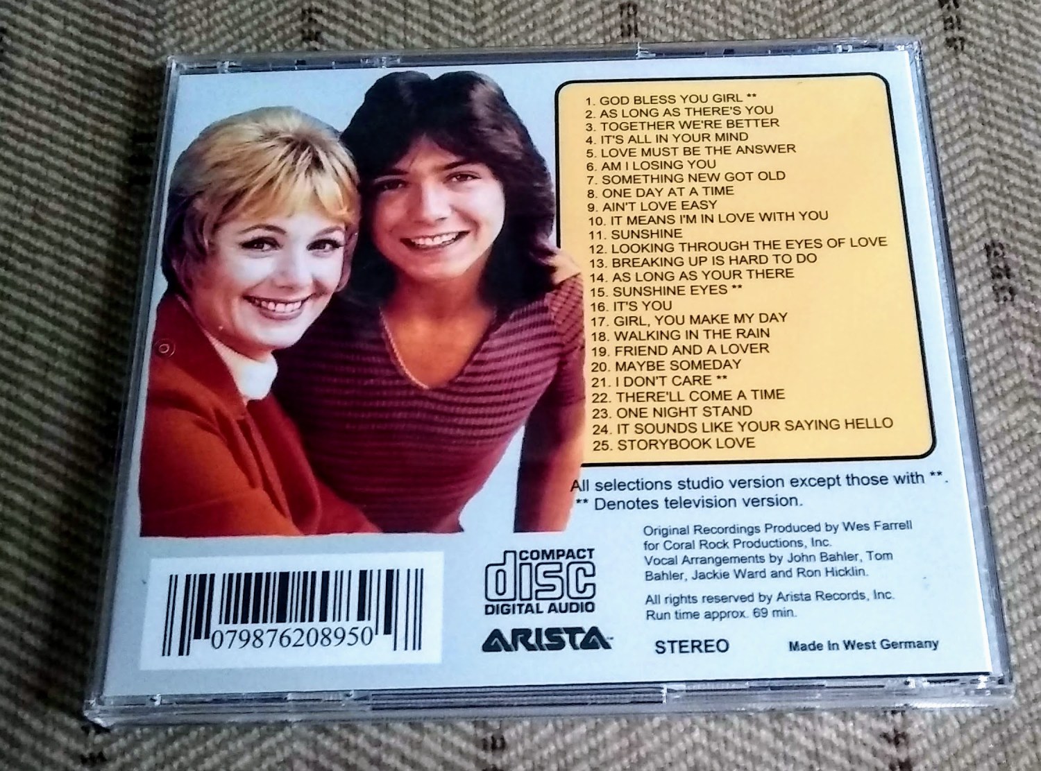 Nothing More Than Wishes – A Dream 50th Anniversary Partridge Family CD ...